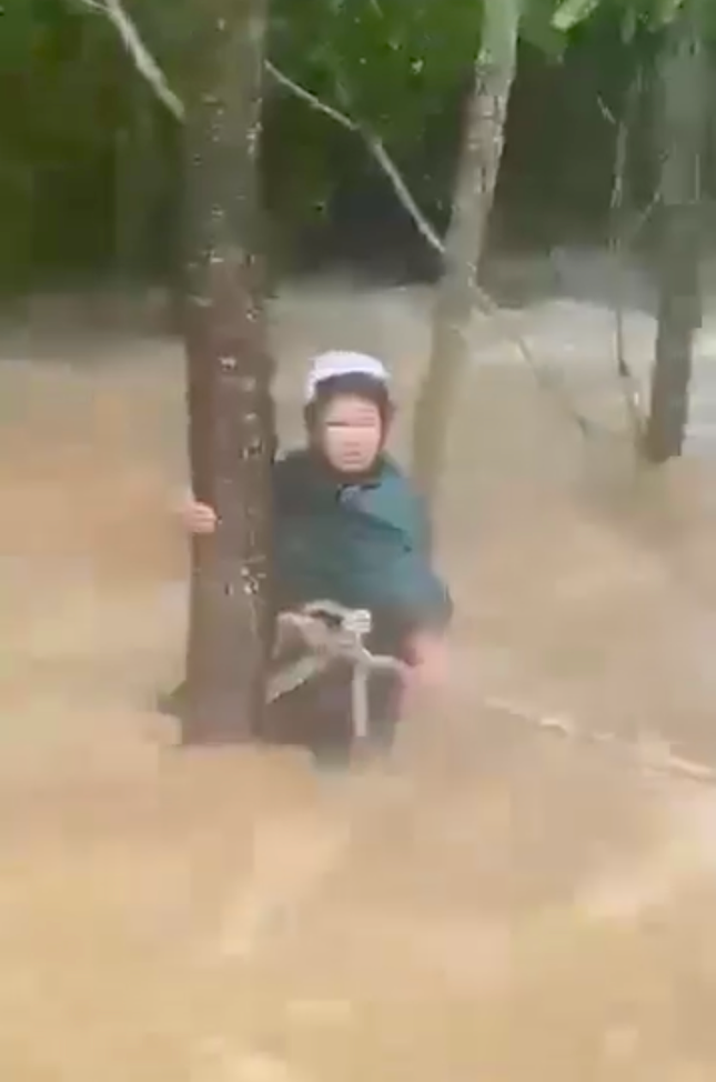 Người dân ném dây thừng cứu người phụ nữ bị nước cuốn trôi | Báo Tri ...