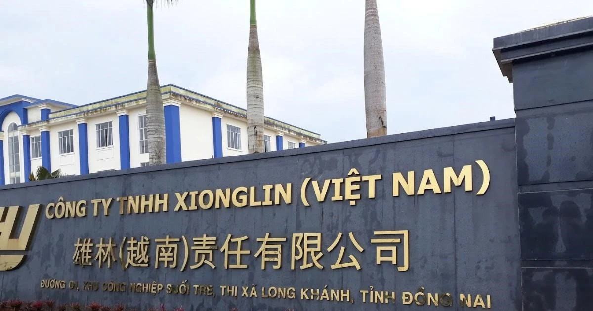 Công ty Xiong Lin hoạt động nhưng chưa được cấp Giấy phép môi trường ...