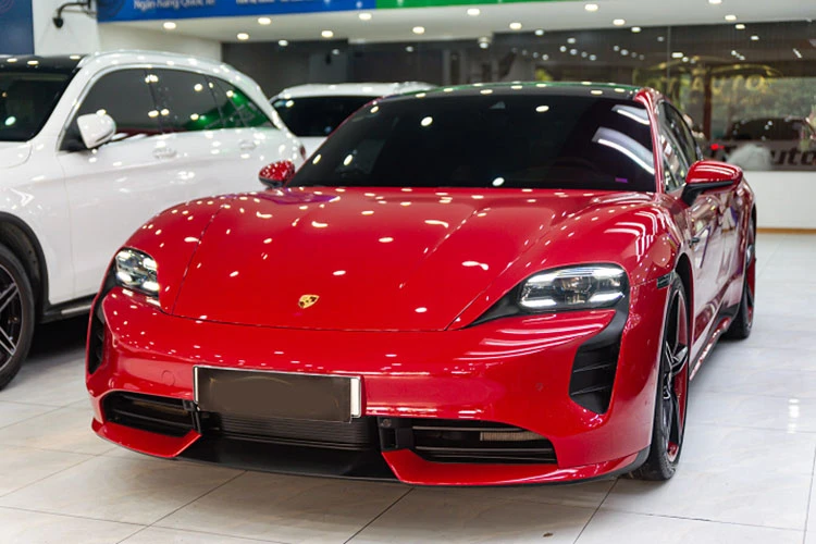Porsche Taycan Turbo 2021 "chạy chán", rao bán hơn 9,3 tỷ ở Hà Nội ...