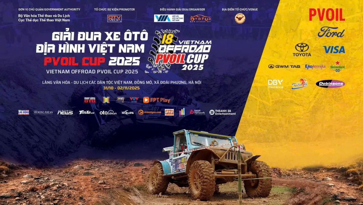 PVOIL VOC 2025 sẽ là giải đua ôtô quy mô lớn nhất lịch sử, đua đêm trở lại | Báo Tri thức và ...