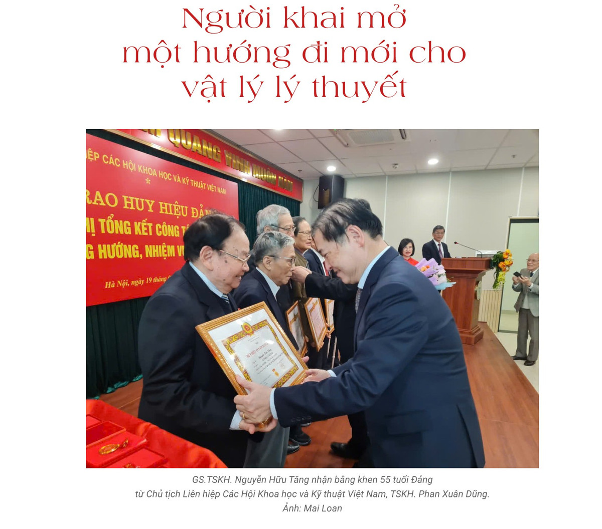 [e-Magazine] GS.TSKH. Nguyễn Hữu Tăng, trọn đời vì khoa học | Báo Tri thức và Cuộc sống - TIN ...