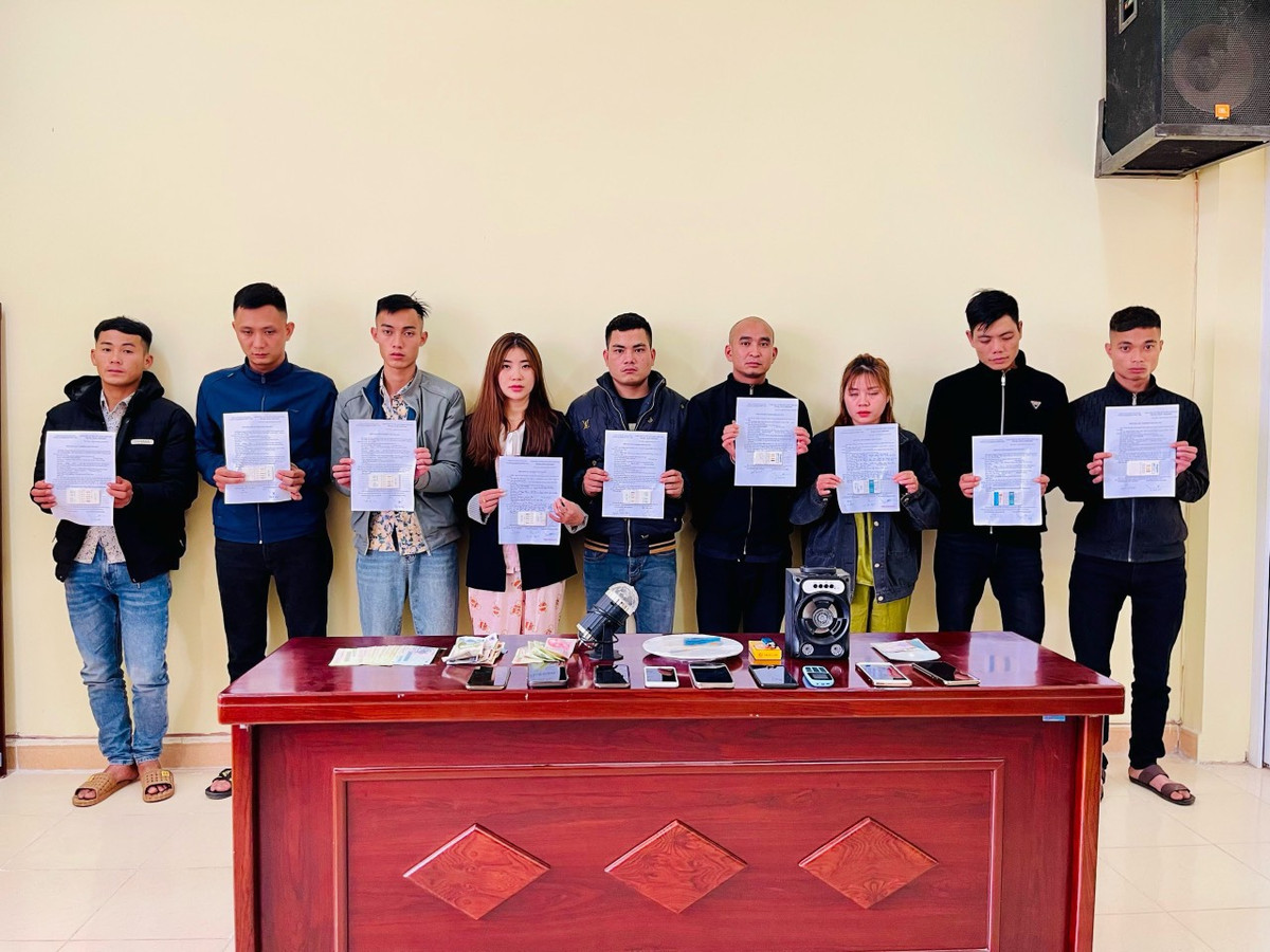 Lai Châu: Bắt 9 nam, nữ sử dụng ma túy “bay lắc” trong nhà trọ | Báo ...