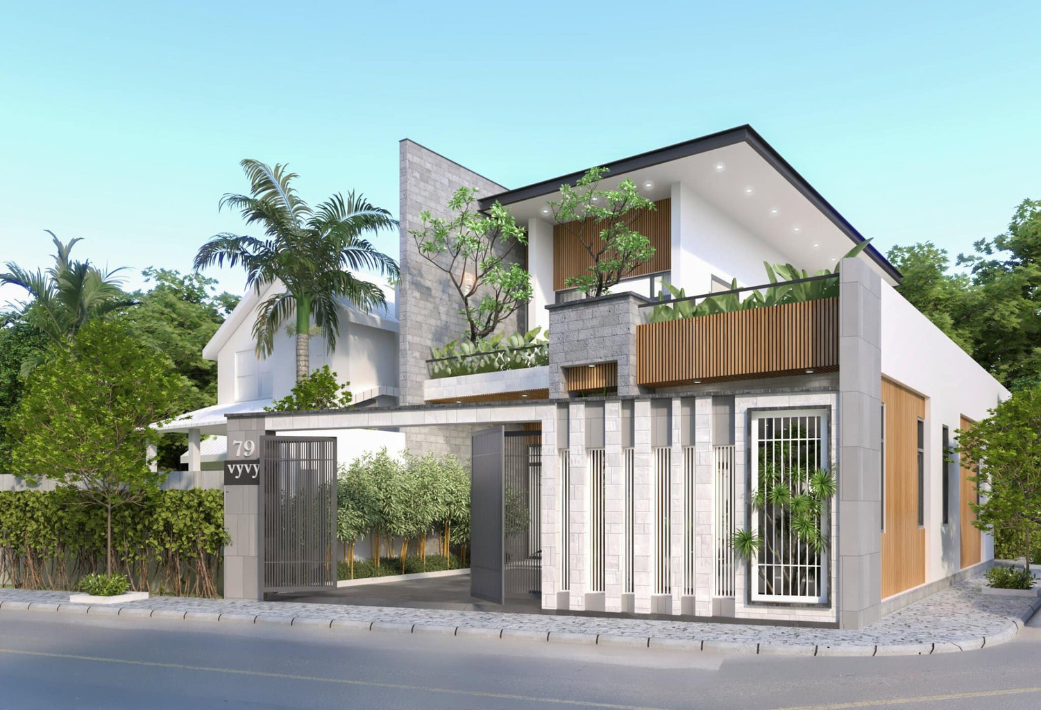 Nhà phố 2 tầng nhiều khe thoáng, gió lùa mát lịm | Báo Tri thức và Cuộc ...